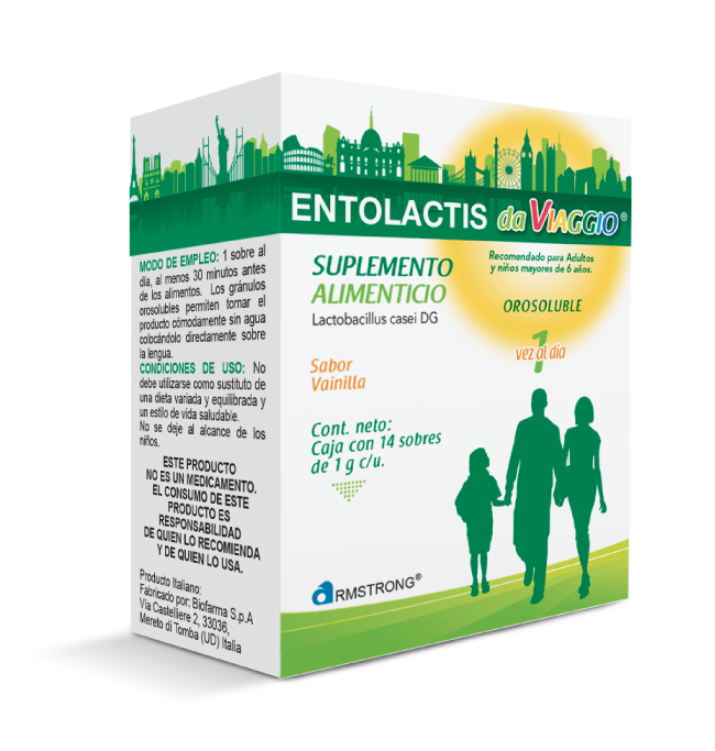 Entolactis da Viaggio Lactobacilus Casei DG | Armstrong Contigo