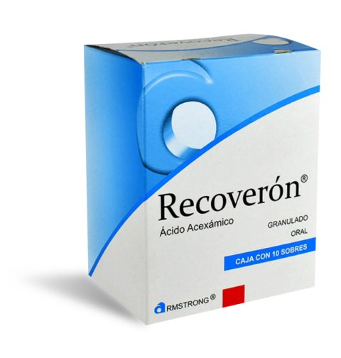 Paquete 3 Pzas Recoveron – Ácido Acexámico Granulado | Armstrong Contigo